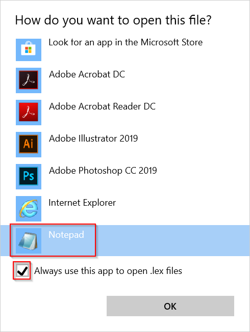Exclusion Dictionary :: AER Style Guide